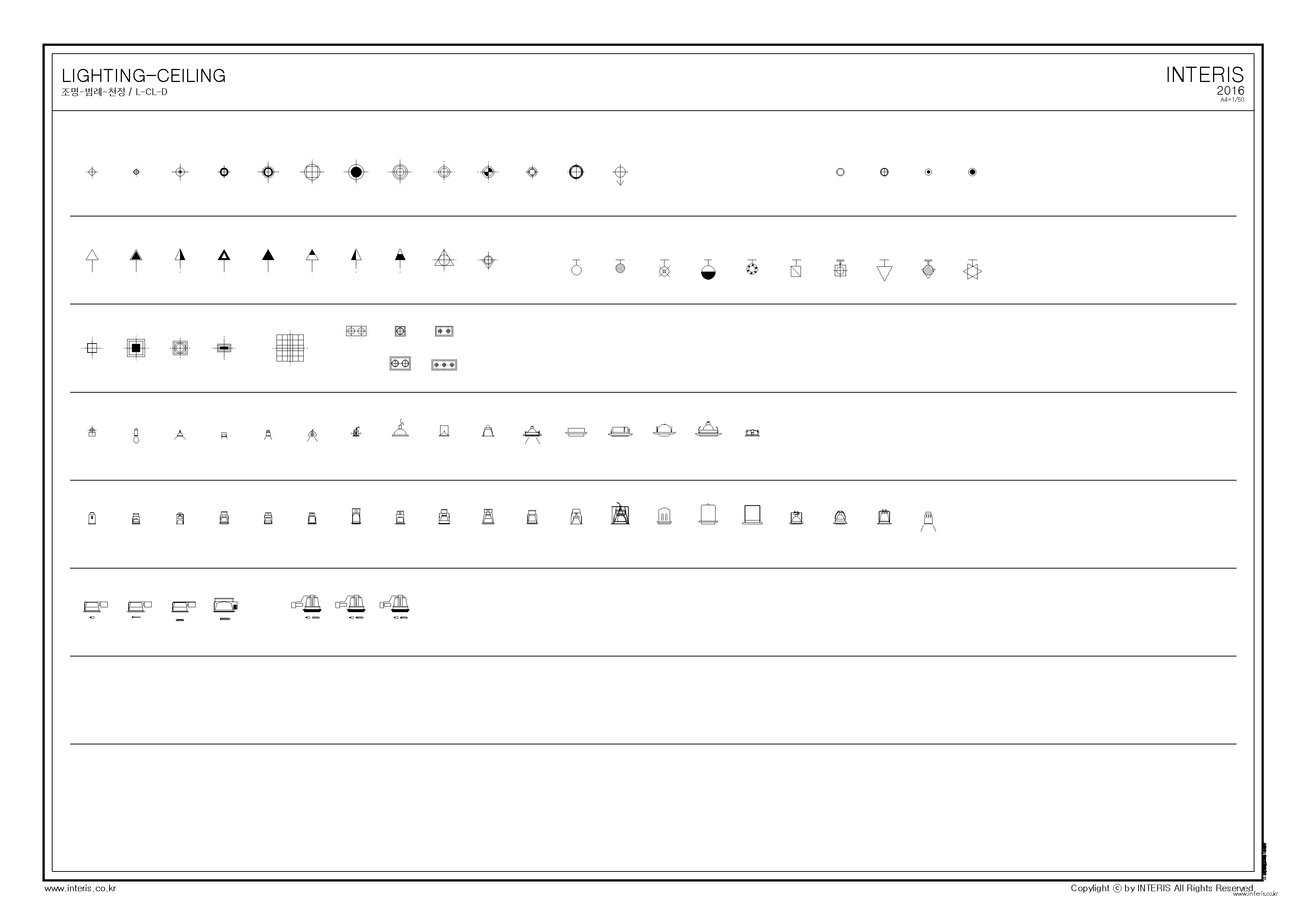 조명범례 l-cl-d > LIBRARY | MAGNICAD :: Cad Block Free Download